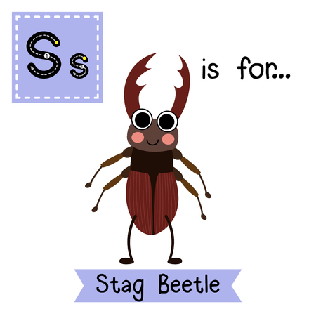 Vecteur de S letter tracing. Standing - ID:66894705 - image libre de ...