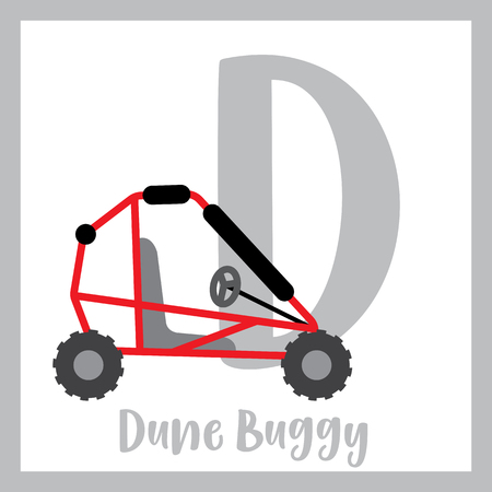 Vecteur de Letter D cute children - ID:114774484 - image libre de droit ...