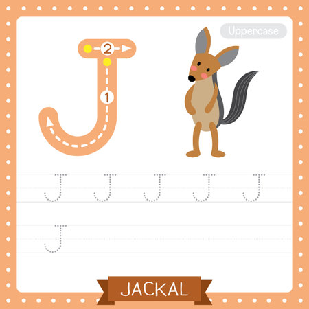 Vecteur de Letter J uppercase cute - ID:149720581 - image libre de ...