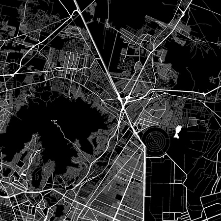 Vector of Area map of Ecatepec, Mexico. - ID:1-104302360 - Royalty Free ...