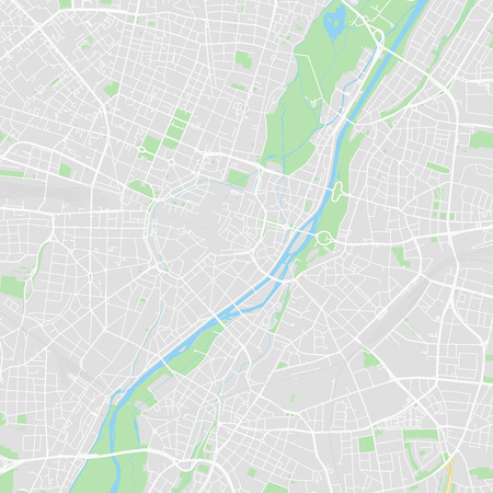 Vector of Downtown vector map of Munich, - ID:1-125503055 - Royalty ...