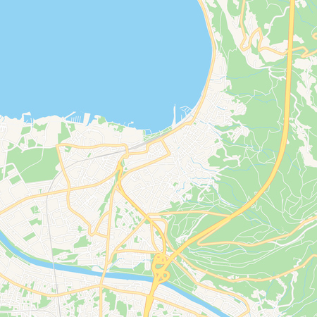 Vector of Printable map of Bregenz, - ID:1-124317412 - Royalty Free ...