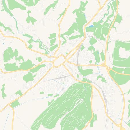 Vector of Printable map of Sankt Veit an - ID:1-125503404 - Royalty ...