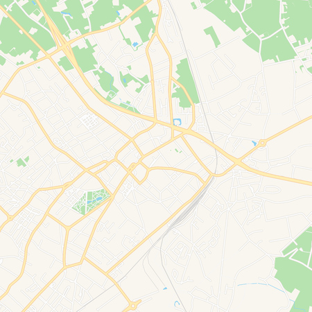 Vector of Printable map of Mouscron , - ID:1-125504481 - Royalty Free ...