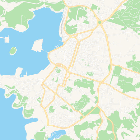 Vector of Printable map of Pula/Pola, - ID:1-124216232 - Royalty Free ...
