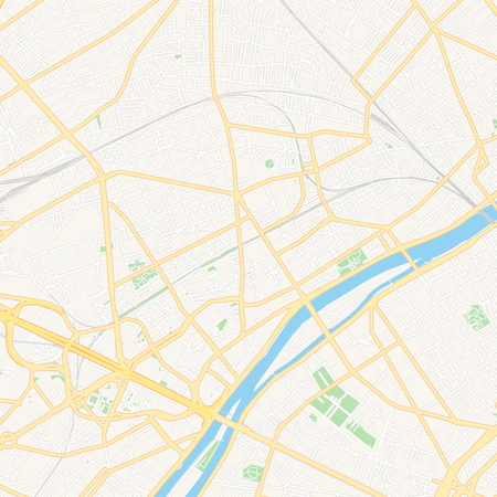 Vector of Printable map of Courbevoie, - ID:1-123593377 - Royalty Free ...