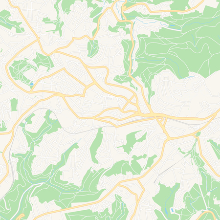 Vector of Printable map of Remscheid, - ID:1-123528127 - Royalty Free ...