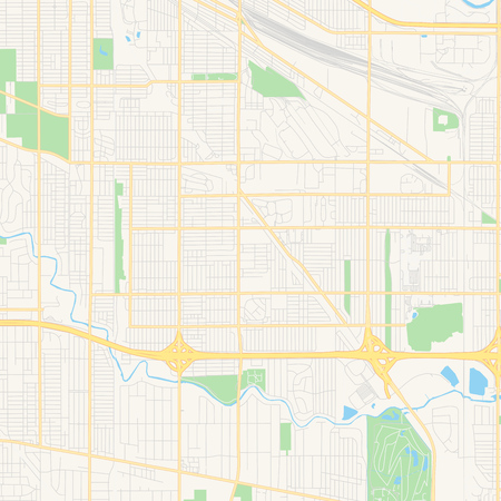 Vector of Empty vector map of Hammond, - ID:1-125505527 - Royalty Free ...