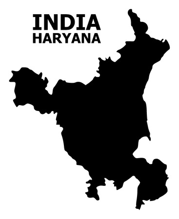 Vector of Vector Map of Haryana State - ID:120349147 - Royalty Free ...