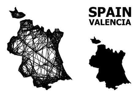 Vector of Web vector map of Valencia - ID:1-132806555 - Royalty Free ...