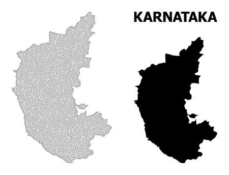 Vector of Polygonal mesh map of - ID:1-169116698 - Royalty Free Image ...