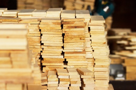 Wood timber construction material closeup for background and texture ...