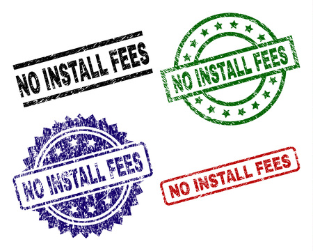 Vector of NO INSTALL FEES seal prints - ID:1-112052496 - Royalty Free ...