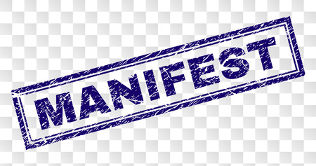 Vector of MANIFEST stamp seal print with - ID:1-127698255 - Royalty ...