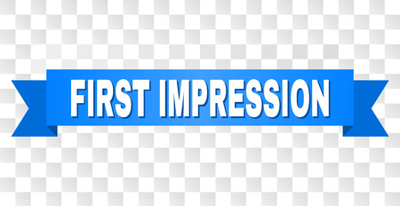 Vector of FIRST IMPRESSION text on a - ID:127109634 - Royalty Free ...