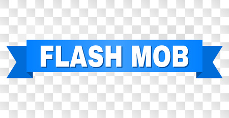 Vector of FLASH MOB text on a ribbon. - ID:1-113691883 - Royalty Free ...