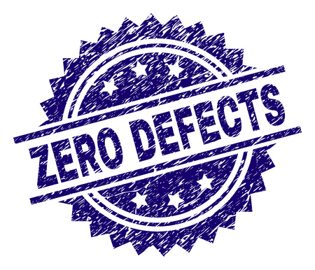 Vecteur de ZERO DEFECTS stamp seal - ID:126636986 - image libre de ...