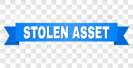 Vector of STOLEN ASSET text on a ribbon. - ID:1-126504936 - Royalty ...