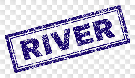 Vecteur de RIVER stamp seal print with - ID:125373483 - image libre de ...