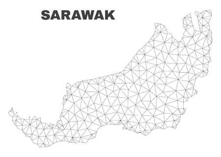 Vector of Abstract Sarawak State map - ID:116727220 - Royalty Free ...