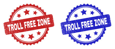 Vector of Rosette TROLL FREE ZONE - ID:1-161995588 - Royalty Free Image ...