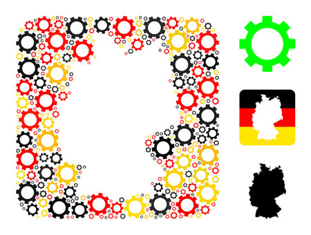 Vector of Germany state map stencil - ID:164864383 - Royalty Free Image ...