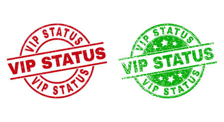 Vector of Round VIP STATUS badge stamps. - ID:1-167477567 - Royalty ...