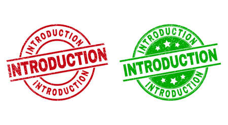 Vector of Round INTRODUCTION watermarks. - ID:1-167556248 - Royalty ...