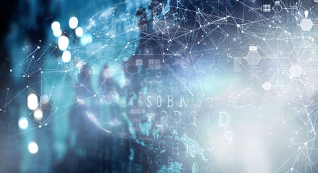 Social Web Network Background Image - Stock Image - Everypixel