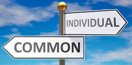 Photo of Common and individual as - ID:1-149589293 - Royalty Free Image ...