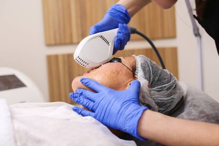 Photo Facial Therapy. Anti-aging Procedures. - Stock Image - Everypixel