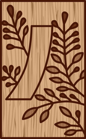 Wood carving style simple Hanafuda Bunzuki Hagi red short July Hagi and ...