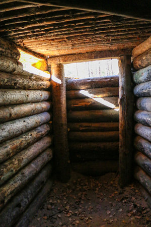 Photo of old military dugouts in the - ID:1-162090315 - Royalty Free ...
