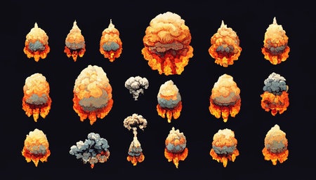 Photo of Animation sprite sheet of bomb - ID:1-194844783 - Royalty Free ...