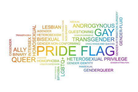 Vector of Isolated LGBT words in vector - ID:1-126266227 - Royalty Free ...