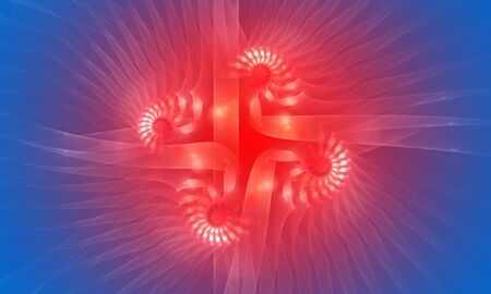 Blue and red abstract background. Fade effect new - Stock Image ...