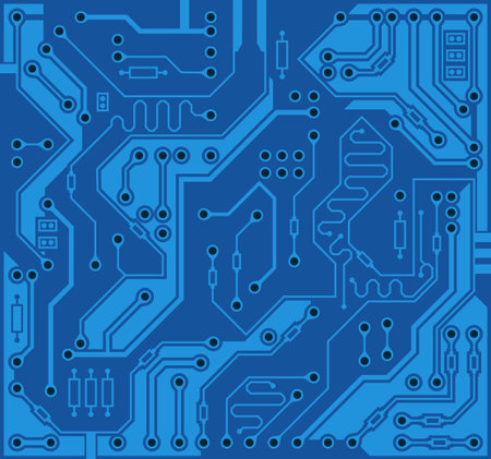 Circuit board, technology background. Digital electronic texture, high ...