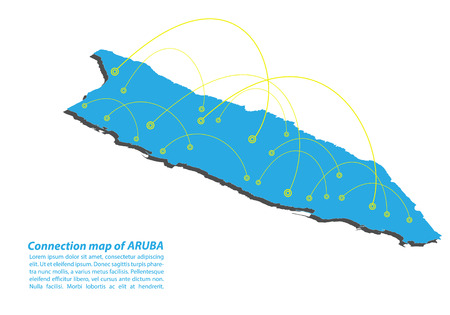 Vector of Modern of aruba Map - ID:1-100671100 - Royalty Free Image ...