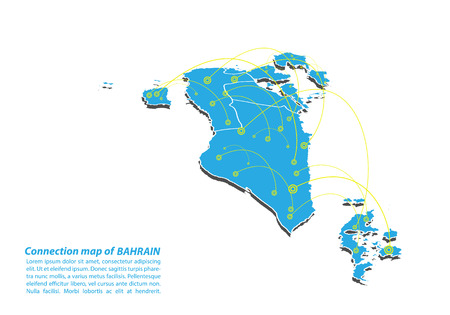Vector of Modern of bahrain Map - ID:1-102091572 - Royalty Free Image ...
