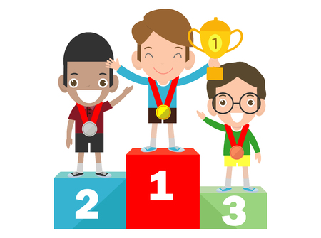 Winner Cartoon Clipart Of Children