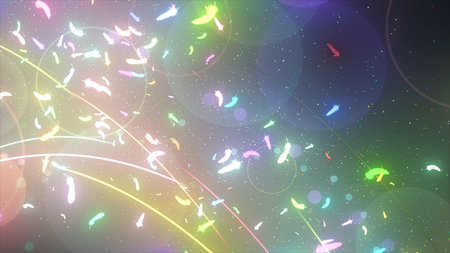 sparkling graphic particles - Stock Image - Everypixel