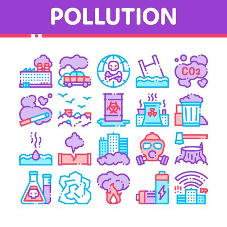 Vector of Pollution of Nature Vector - ID:1-126666215 - Royalty Free ...