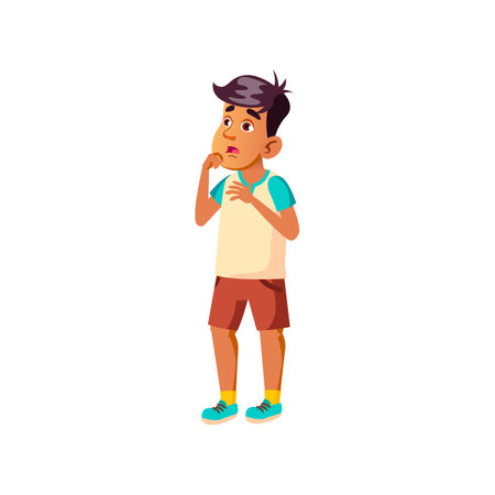 Vector of wide eyed asian boy surprising - ID:1-169867392 - Royalty ...