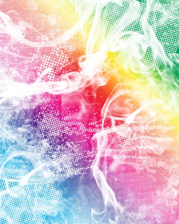 colorful rainbow background with white distressed.の写真素材 [40008709865 ...