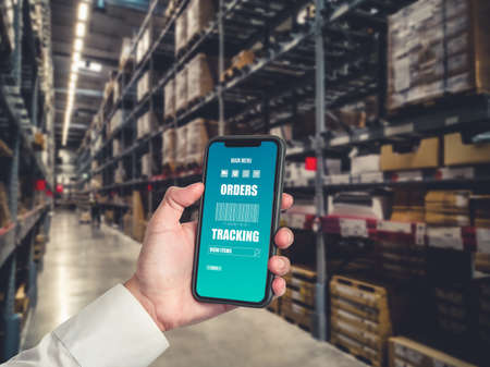 Warehouse management innovative software in computer for real time ...