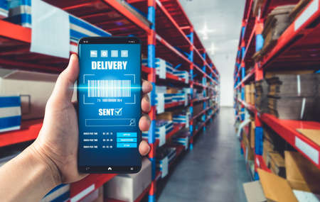 Warehouse management innovative software in computer for real time ...