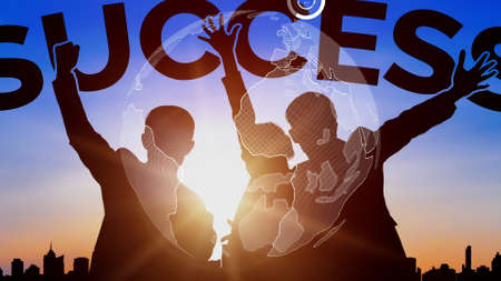 Achievement and Business Goal Success conceptual - Creative business ...