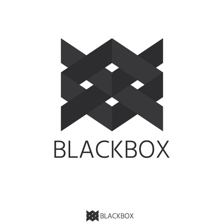 Abstract black box logo with Letter X and O sign. square shape. Logo ...