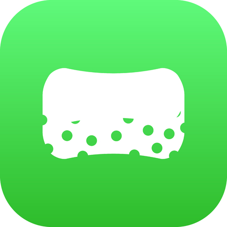 Vector Wisp Element In Trendy Style. Isolated Sponge Icon Symbol On ...