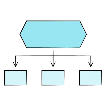 Vector of blue process diagram and - ID:1-125289240 - Royalty Free ...